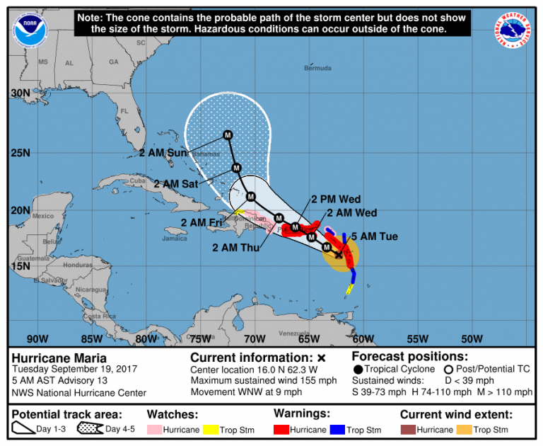 Hurricane Maria devastates Dominica, heading towards islands like ...