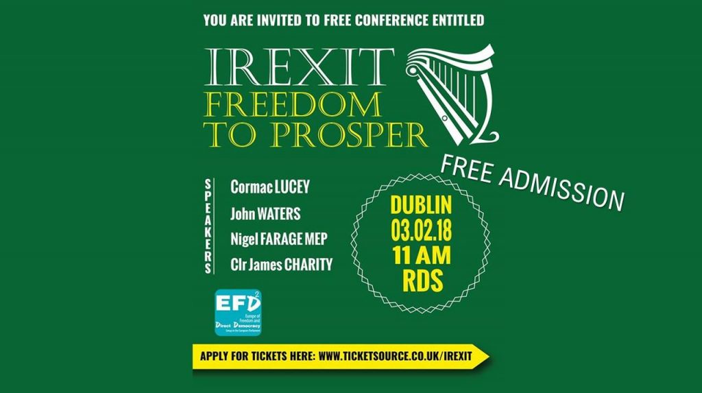 Brexiter promoting Irexit in Dublin: But will a European army be formed ...