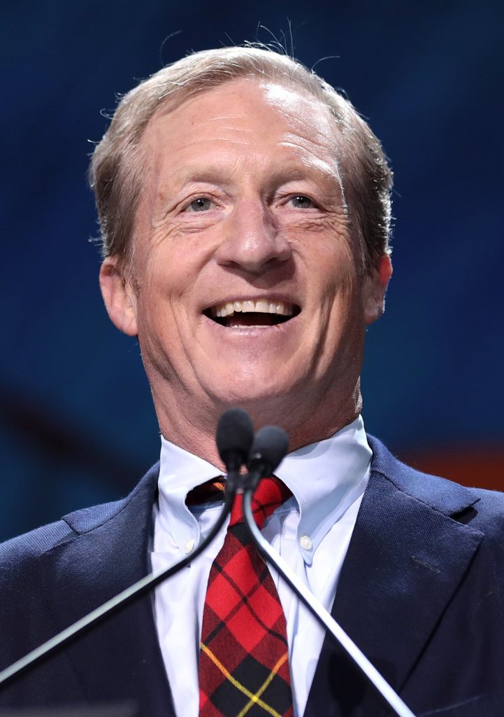Tom Steyer in, Eric Stawell out, & Elizabeth Warren going her way ...